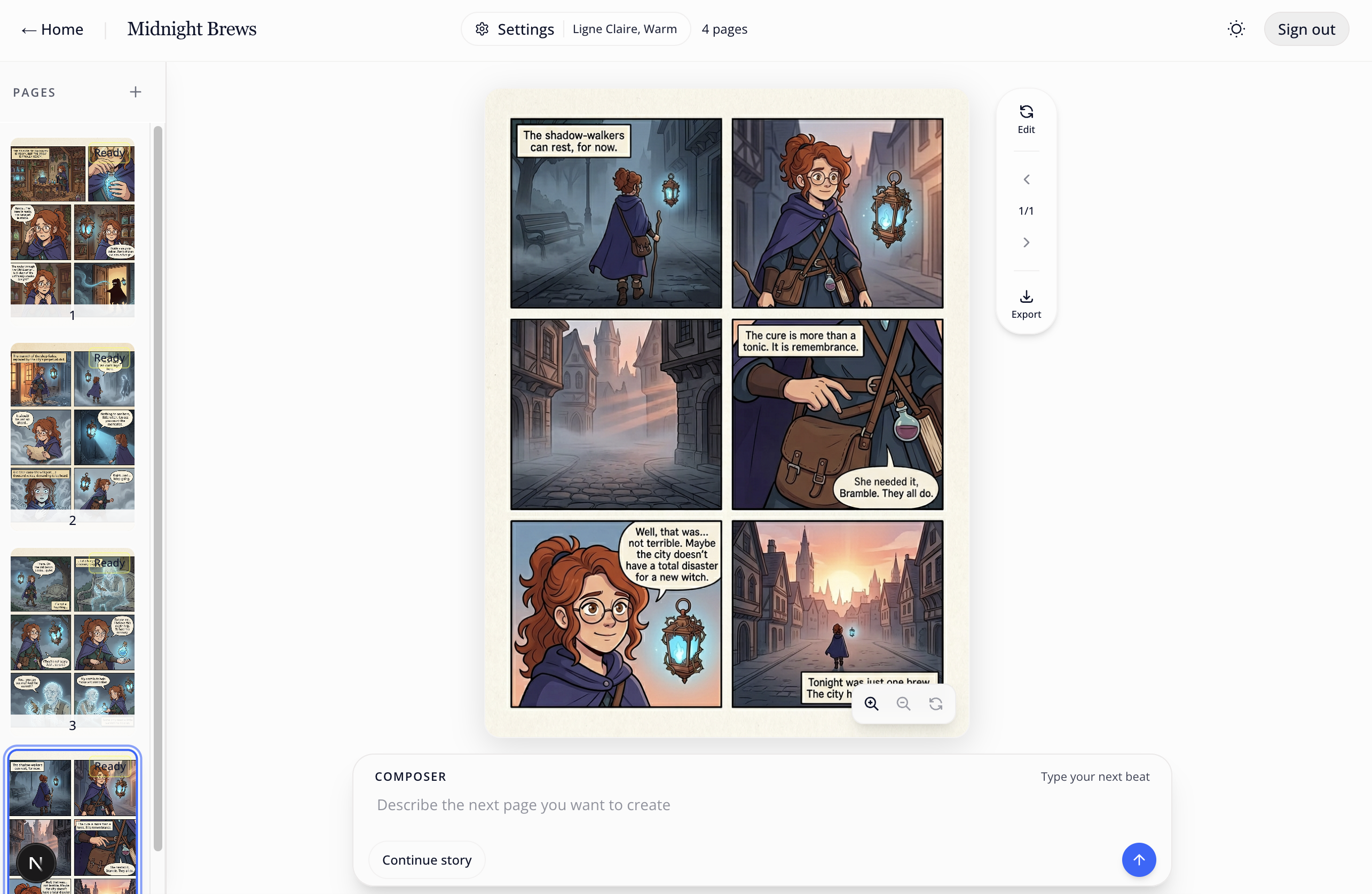 Create Comic — Canvas-First Comic Book Studio